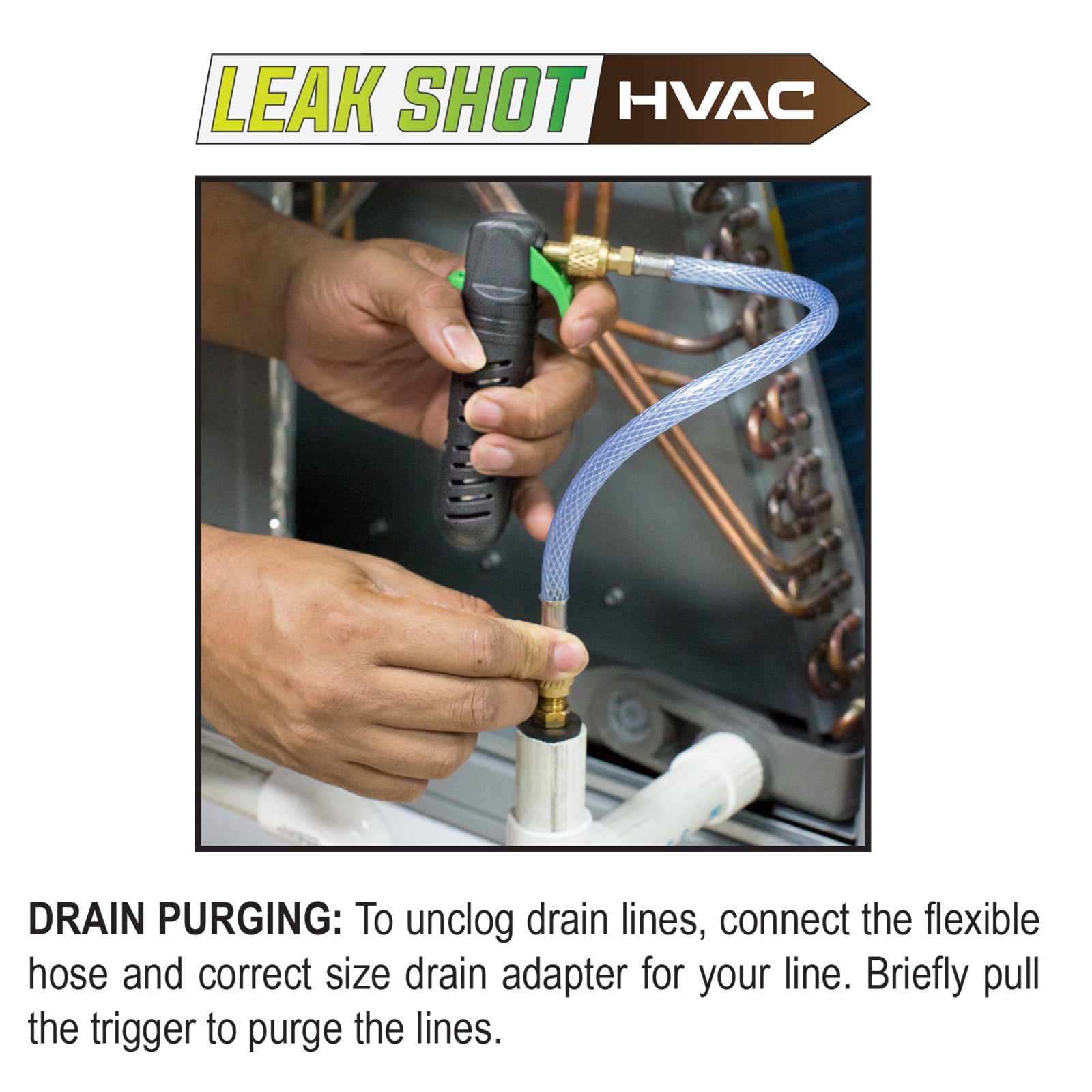 Leak Sealant Injector and Condensate Line Blaster Kit | Leak Shot HVAC ...